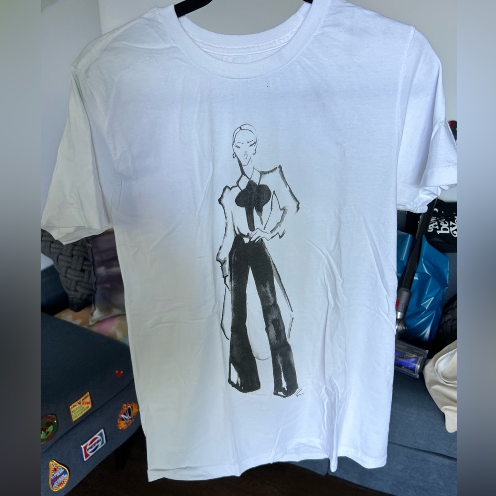 Celine Dion 2019 Tour Silhouette Figure Merch Tee - Gem